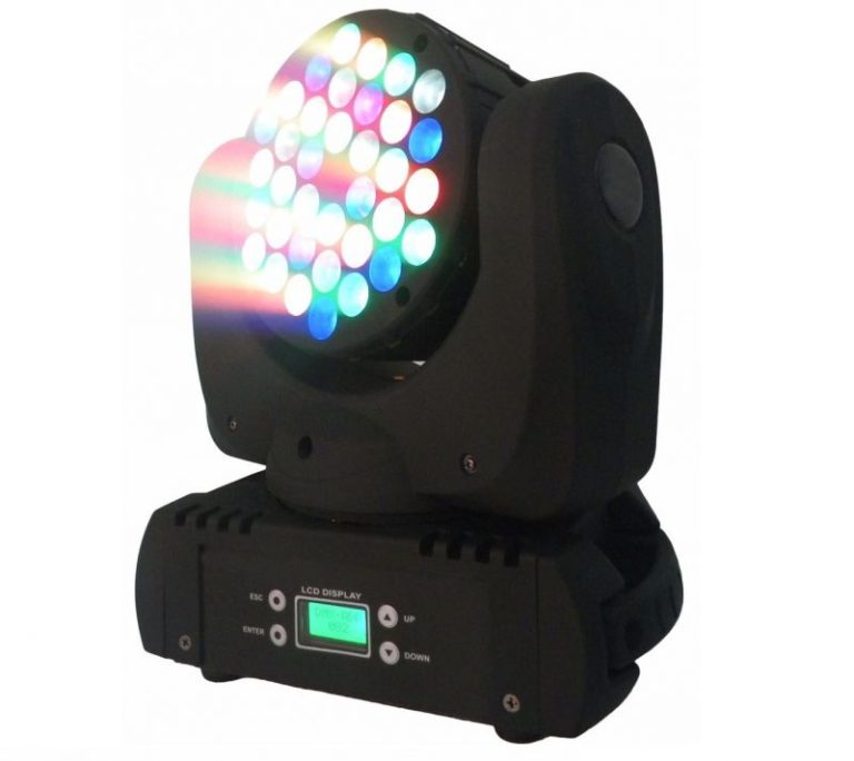 LM-108 Cabeza Movil Wash 36x3W RGBW Pro Light - Audiocustom