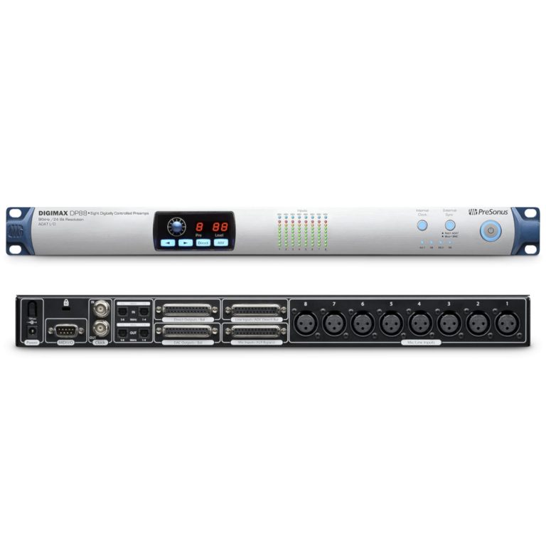 DIGIMAX DP88 Preamplificador de 8 canales Presonus - Audiocustom