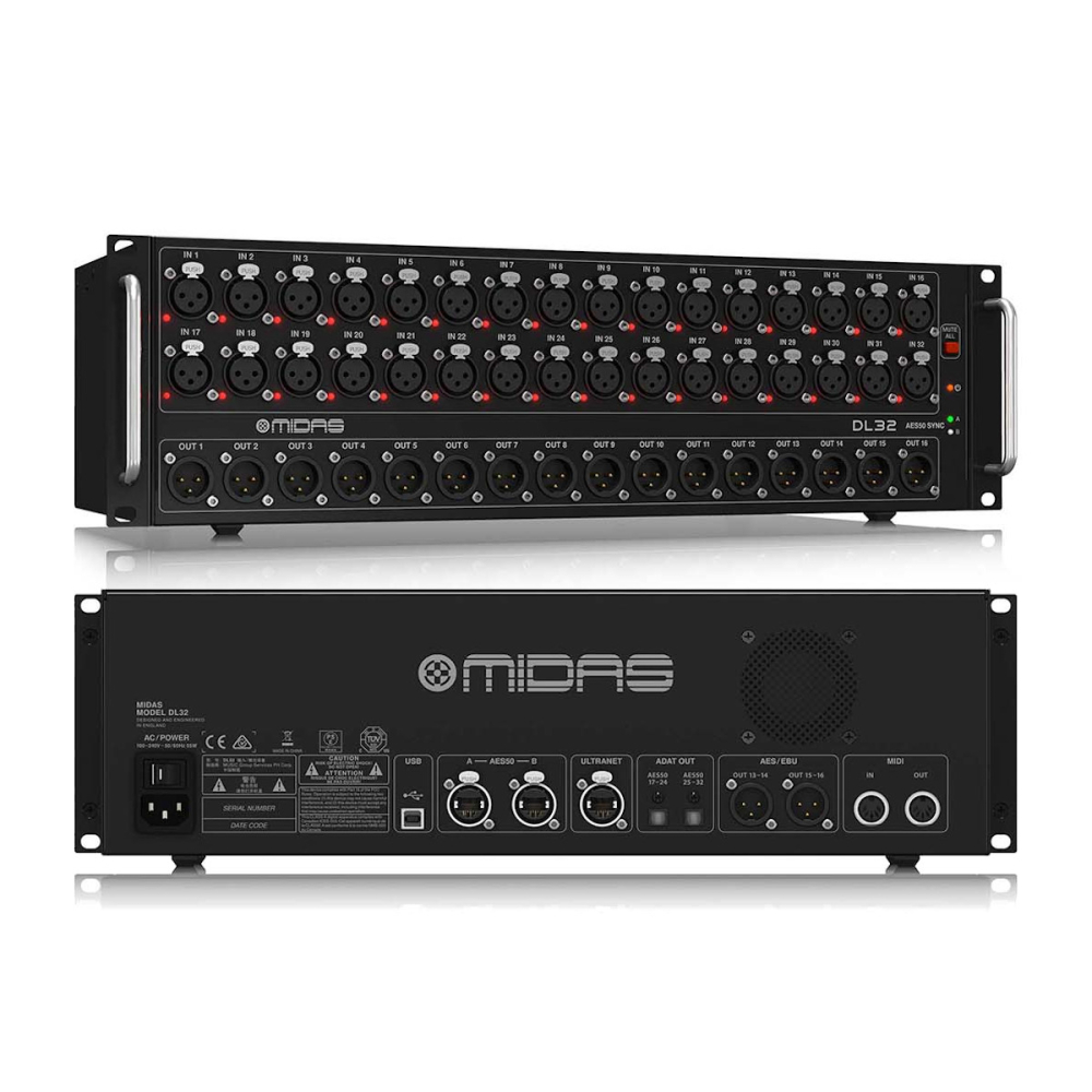 DL32 Medusa Digital 32 IN - 16 OUT MIDAS. - Audiocustom